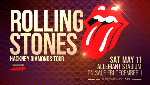 The Rolling Stones Stones Tour ‘24 HACKNEY DIAMONDS stops at Allegiant Stadium in Las Vegas, NV ...